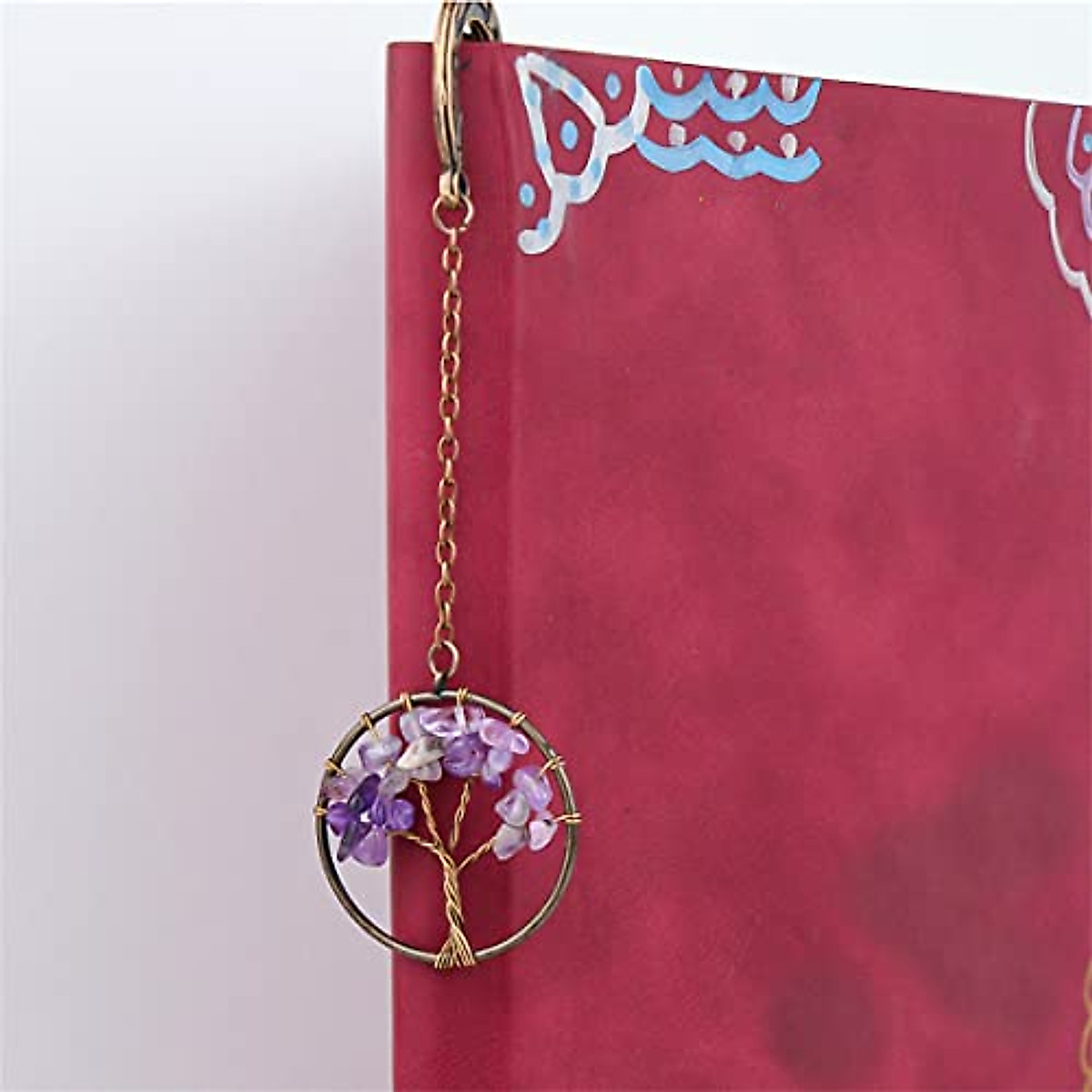 Bookmarks Vintage Style Metal Bookmark Page Marks for Woman Men Students Teen, 2PCS