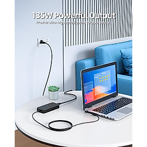 135W Charger Fit for Acer-Nitro 5 Gaming Laptop - (Compatible with N18C3 AN517-51 AN515-51 52 53 54 55 57 45 N18C4 Series)