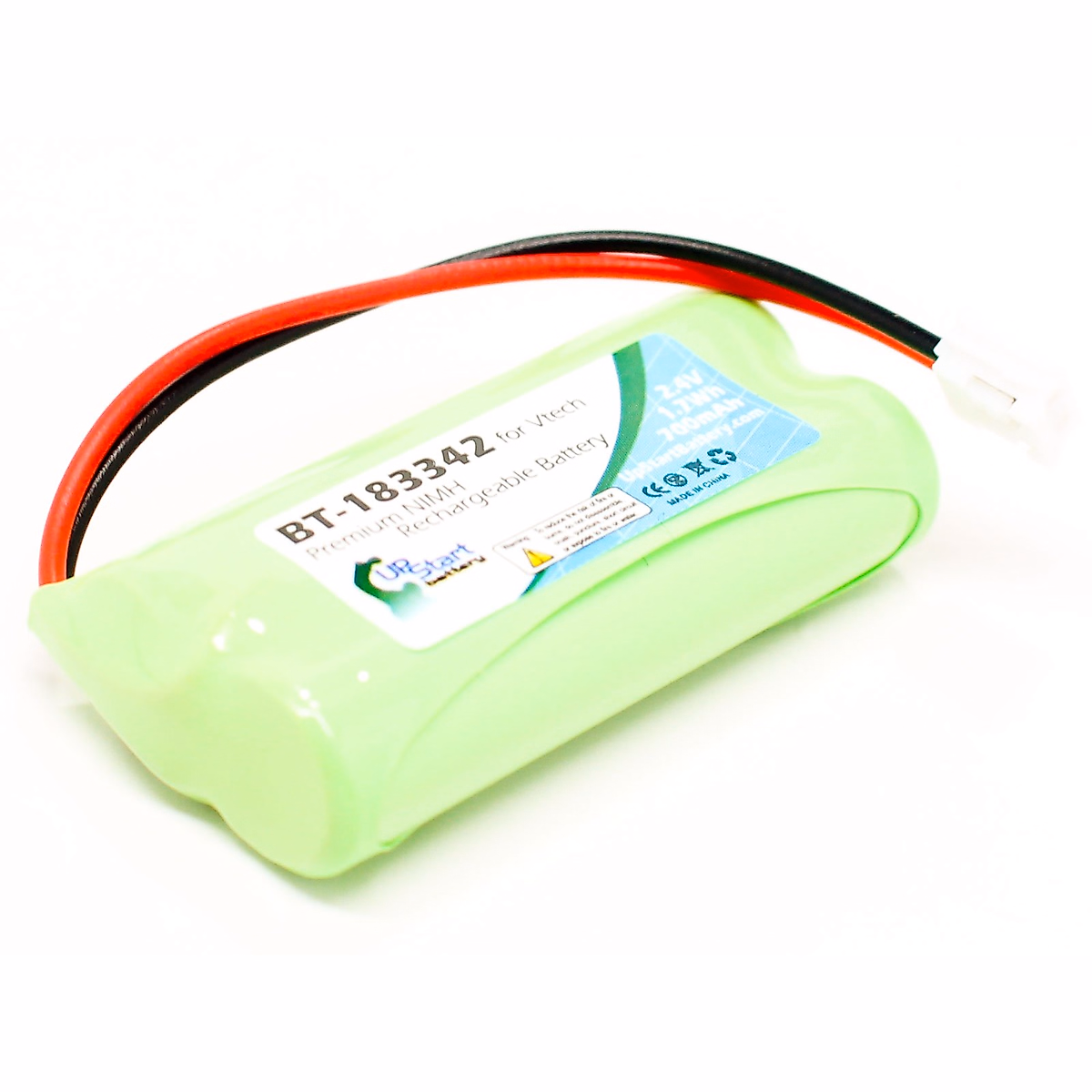 3X Pack - BT-183342 Battery for VTech DS6151, CS6429, CS6114, CS6419-2, CS6519-2, DS6521-2 and AT&T TL86109 Cordless Phones (700mAh, 2.4V, NI-MH)