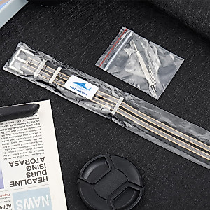 watchdives Nylon Watch Band 18mm 20mm 22mm Multicolor Replacement Watch Straps for Men Women (Black Yellow Gray, 20mm)