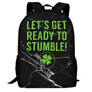 RUNAUP-Saint-Patricks-Day-Backpack, Lightweight Backpack Classical Casual Daypack For Women Men