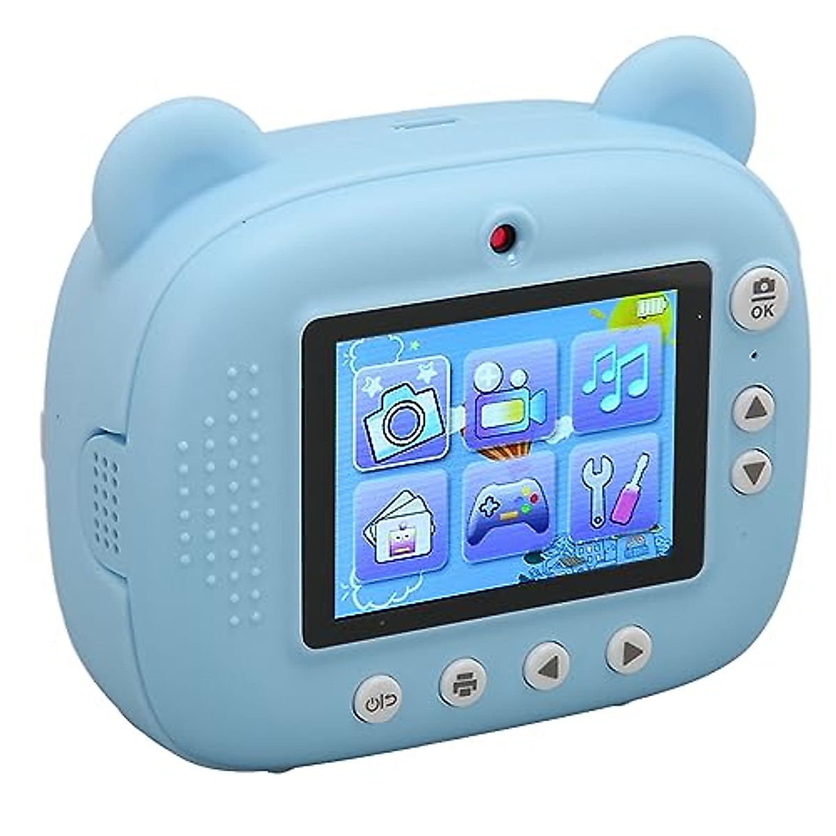 Print Camera, USB Charge Camera 2.4in IPS Screen for Party