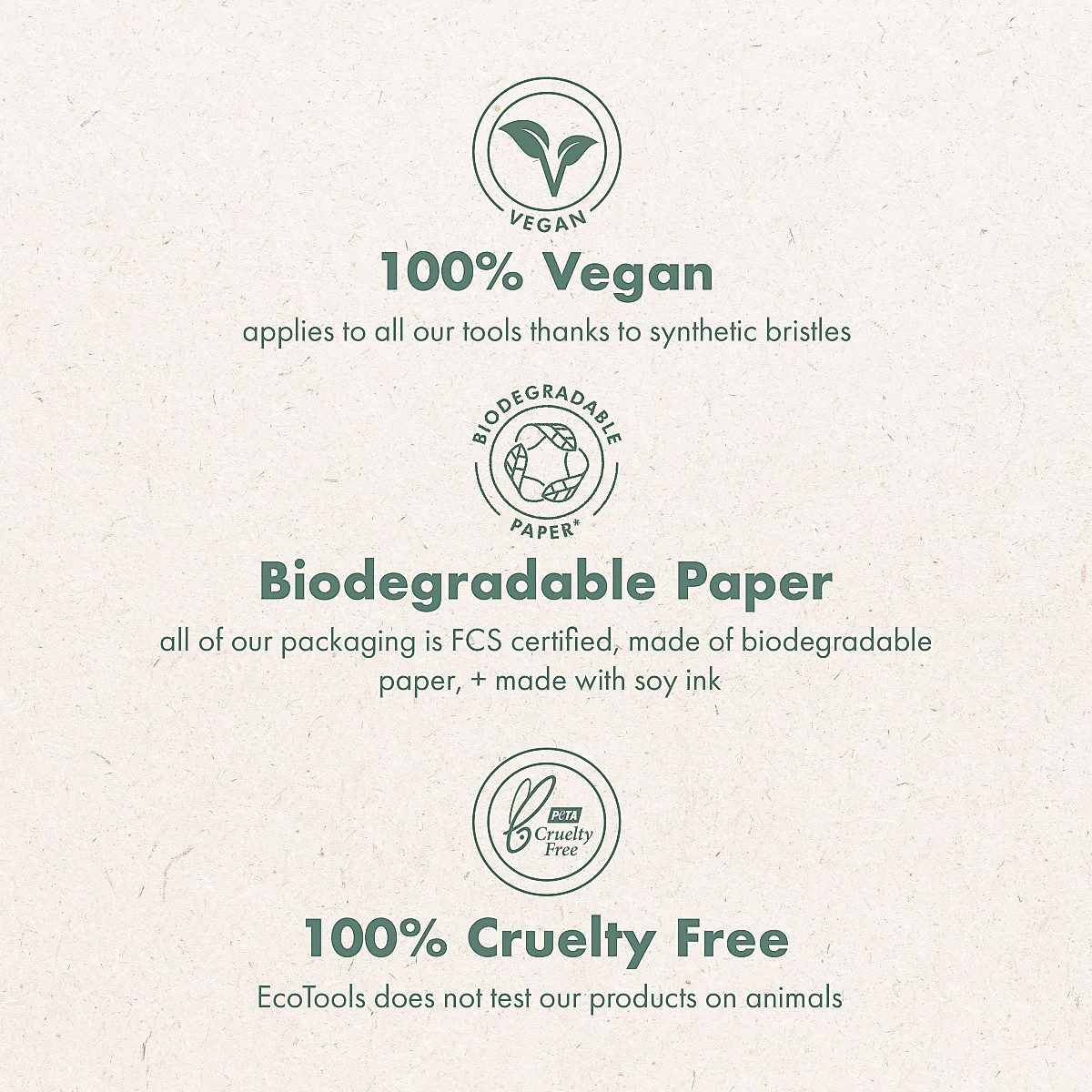 EcoTools Precision Blush Makeup Brush, Cheek Blush Brush, For Loose or Pressed Powder, Also Works With Bronzer, Eco-Friendly Face Makeup Brush, Vegan & Cruelty-Free, Synthetic Bristles, 1 Count