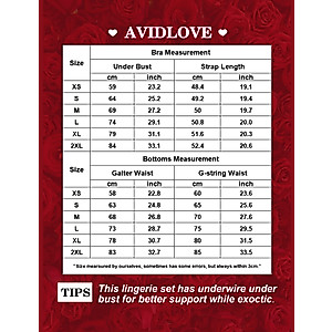 Avidlove Lingerie Set for Women with Garter Sexy Lace Lingerie Floral Print Push Up Lingerie(Blue,Medium)