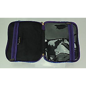 Laurel Burch Indigo Cats Cotton Cosmetics Travel Tote