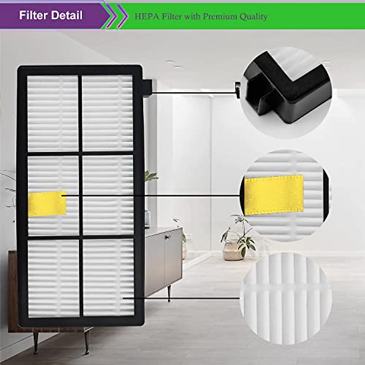 PELLYDA Replacement HEPA filters for IRobot Roomba 850 860 861 866 870 880 890 800 Series 960 980 981 985 900 Series Vacuum Cleaner,irobot Roomba Replenishement Parts