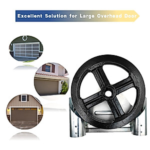 LAJIAOZ Garage Door Chain Hoist - 1:1 Reduced Drive,4000 Direct Drive Heavy Duty Hoist for Roll Up Doors and Jackshaft Garage Door Openers