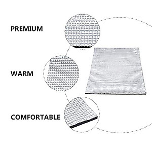 balacoo Reptile Heat Pad Small Animal Warm Pad Parrot Mat Mini Pet Pad Winter Insulation Thermal Pad Outdoor Heated Pad Small Pet Cage Liner for Rabbit Hedgehog 42x28cm Silver Terrarium Heating Pad