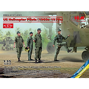 ICM 53101 - US Helicopter Pilots (1960s-1970s) (100% New molds) - Scale 1:35