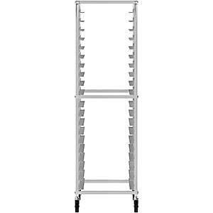 Express KitchQuip Commercial 20 Tier Bun Baking Pan Rack Sheet Pan Rack W/2 Brake Wheel - NSF
