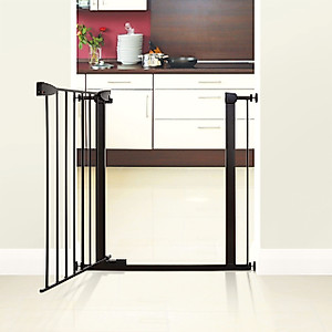 Dreambaby Boston Extra Tall Auto Close Gate with Ezy Check Indicator - Black