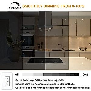 G8 LED Bulb 3W, 20W-25W Halogen Equivalent, Dimmable, T4 JCD Type Bi-Pin G8 Base, Warm White 3000K, AC 120V G8 Bulbs for Puck Light, Under Cabinet Light, Under Counter Kitchen Lighting (6 Pack)