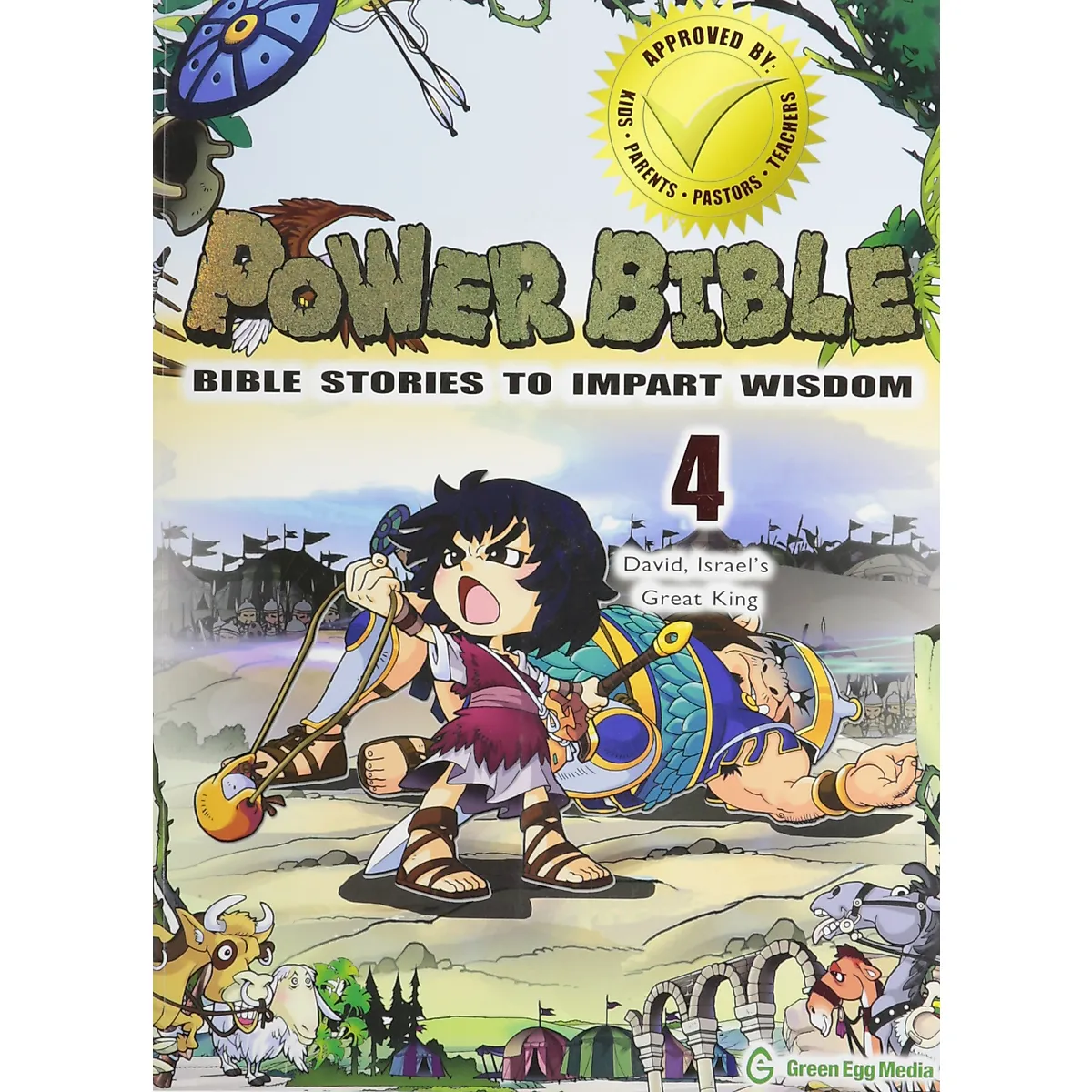 Power Bible #1-6 - Old Testament Set - Kids Comic Bible - Green Egg Media