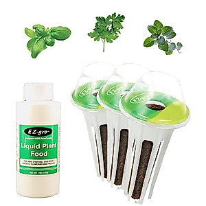 EZ-gro Italian Herb Seed Pod Kit Compatible with Aerogarden Seed Pod Kit - Pre-Seeded Seed Pods (3 Pod)