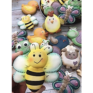 LILIAO Animal Bee Cookie Cutter, 3.8", Stainless Steel