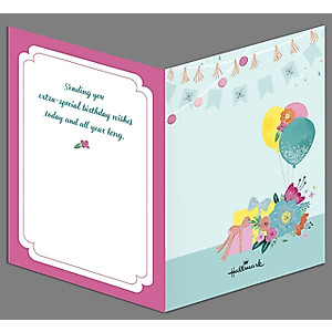 Hallmark Paper Wonder Pop Up Birthday Card (Floral Birthday Cake)