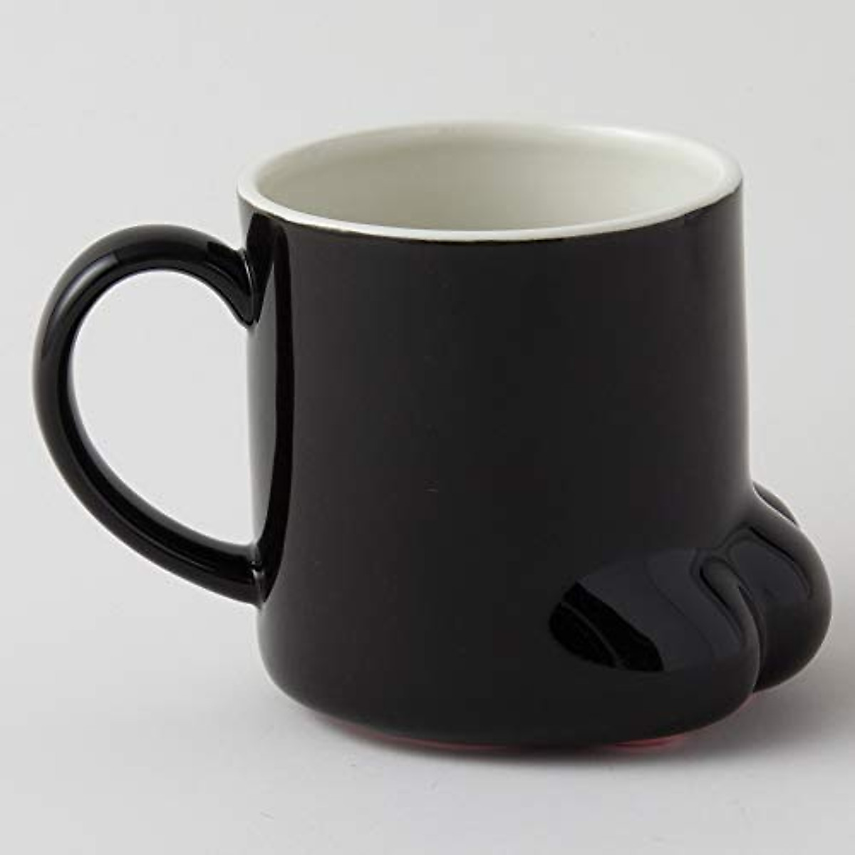 Sunart SAN2235-1 Cute Tableware, Paw in Cat, Black Cat Mug, 8.8 fl oz (250 cc), Black