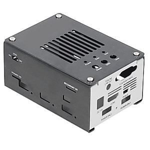 KOSDFOGE Metal Case Kit, Metal Case Kit for Mister DIY Metal Housing Kit Accessories for Terasic DE10‑Nano for Simulates Game Consoles, Computers, and Arcade Boards