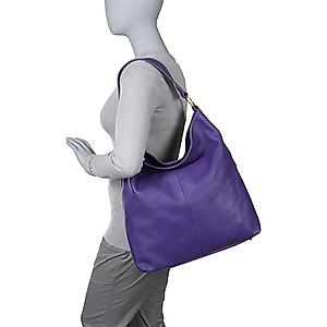 Amerileather Cynthia Handbag (1805-04) (Black)