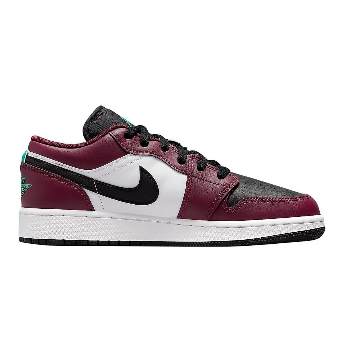 Big Kid's Jordan 1 Low SE Dark Beetroot/Black-Roma Green (DM0589 635) - 5.5