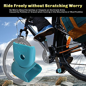 Racrank Crank Boot Protectors Combo Multiple Color, Bicycle Crank Arm Protectors, Universal Crank Boots for Mountain Bike Road Bike, Pack of 10