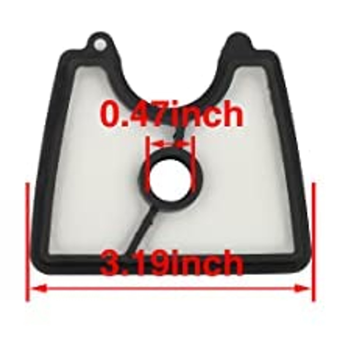 Milttor 2 Packs 545112101 Air Filter 581798001 Kit Fit Husqvarna 125B 125BX 125BVX Leaf Blower