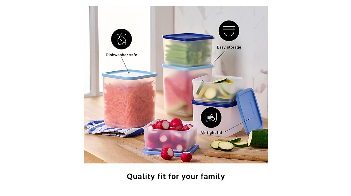 Tupperware Stacking Storage Set - BPA Free & Dishwasher Safe