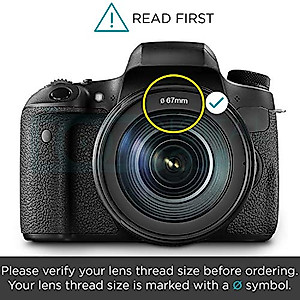 67MM Lens Filter Kit by Altura Photo, Includes 67MM ND Filter, 67MM CPL Filter, 67MM UV Filter, (UV, CPL Polarizing Filter, Neutral Density ND4) for Camera Lens with 67MM Filters + Lens Filter Case