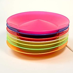 Play Soft Spinning Plate and Stick (Solid Pink)