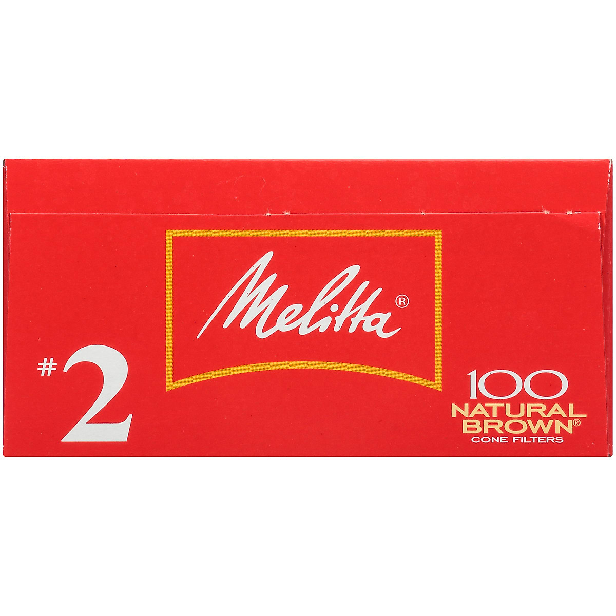 Melitta #2 Cone Coffee Filters, Unbleached Natural Brown, 100 Count (Pack of 6) 600 Total Filters Count - Packaging May Vary