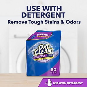 OxiClean Odor Blasters Odor and Stain Remover Laundry Booster Liquid, 50 fl oz 3-Pack