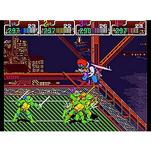 Teenage Mutant Ninja Turtles IV: Turtles in Time - (Super Nintendo, SNES) Reproduction Cartridge