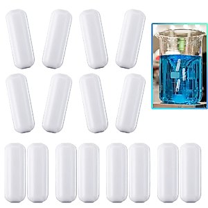 16 Pieces PTFE Magnetic Stirrer Mixer Stir Bar Laboratory Bar Stir Plate Magnet Stir Rod Magnetic (25 mm)