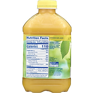 Thick & Easy Clear Thickened Orange Juice Flavored Drink, Honey Consistency, 46 oz with By The Cup Water Bottle