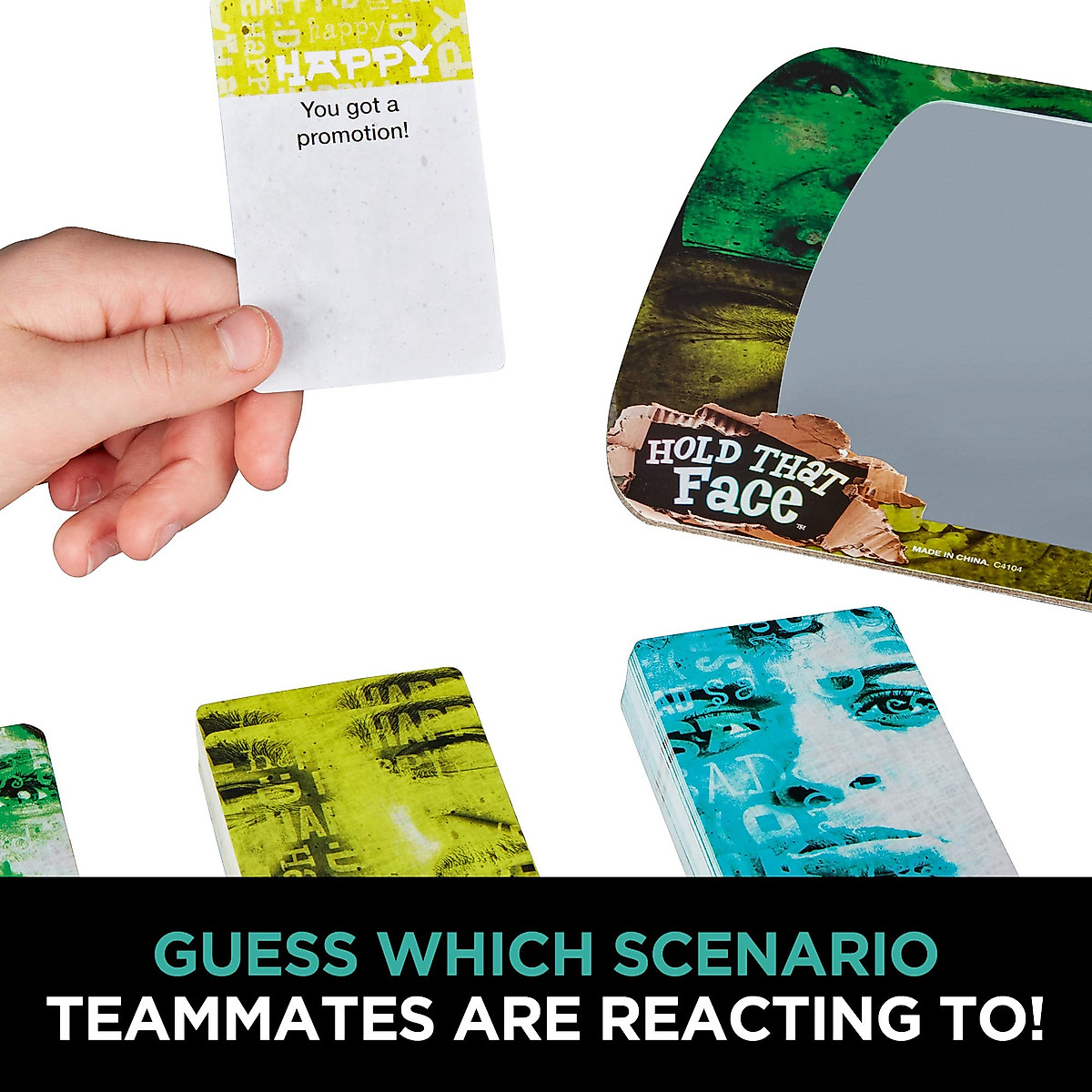 Hasbro Gaming Hold That Face Adult Party Guessing Game(Amazon Exclusive)