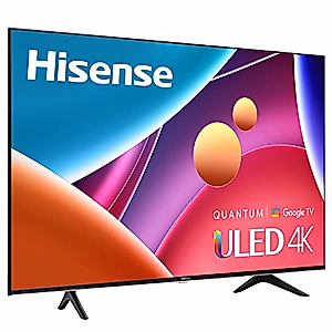 Hisense ULED 4K Premium 50U6G1 Quantum Dot QLED Series 50-Inch Smart Google TV, Dolby Vision Atmos, Voice Remote, Compatible with Alexa (2022 Model)