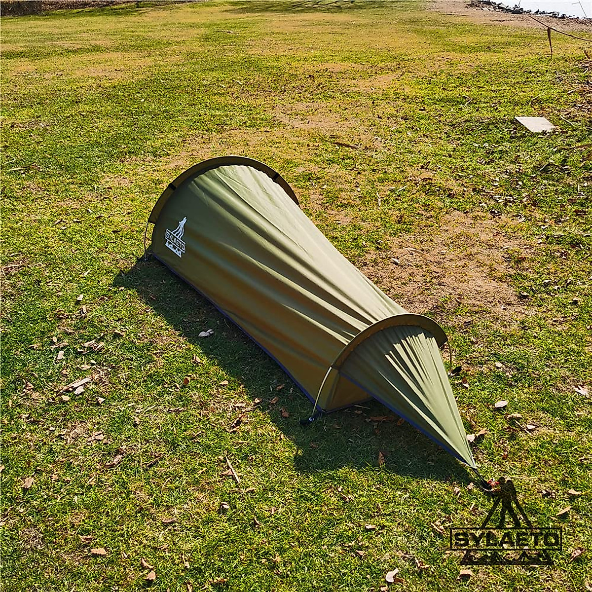 MCETO Upgrade 1 Person Ultralight Bivvy Tent, Ventilation Backpacking Outdoor Camping Bivy Sacks Sleeping Bag Tent Hiking Adventure Equipment