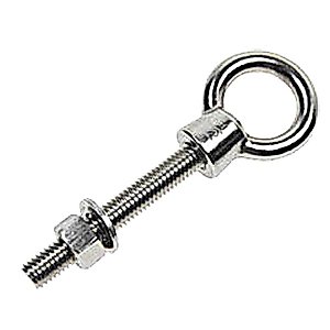 US Cargo Control Stainless Steel Type 316 Shoulder Eye Bolts - Long - 5/8" x 12"