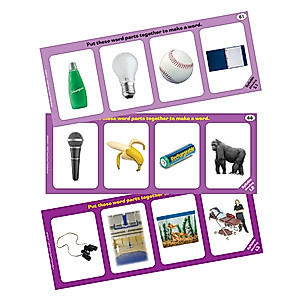 Super Duper Publications | Phonological Awareness Skill Strips® Photo Flash Cards | Educational Learning Resource for Children | Skills to Learn to Read | Activities for Auditory Processing Disorders