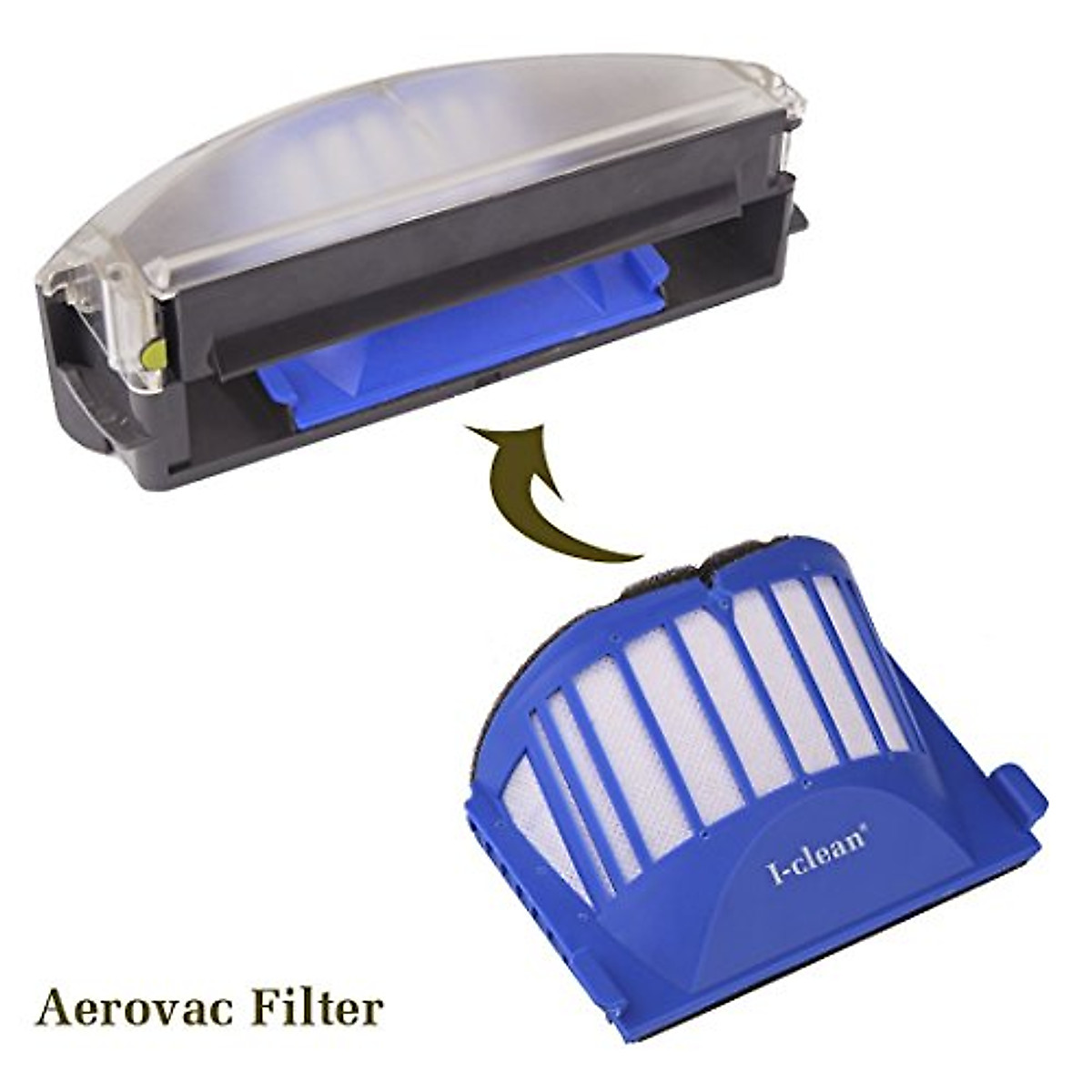 I clean iRobot Roomba 675 Replacement Parts, Robot Vacuum Parts Fit for Roomba 690 675 650 605 680 660 595 585 564 552 Robotic Vacuum