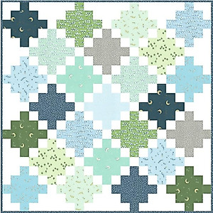 Robert Kaufman Over The Moon Flannel Suns, Fabric by The Yard (Duckling)