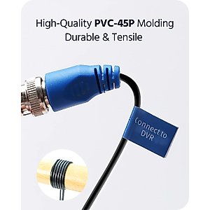 ANNKE 2 Pack 100 Feet BNC Video Power Extension Cable, Pre-Made All-in-One Security Camera Wire Cord for Surveillance CCTV System with Free Connectors (1 x BNC to BNC Female and 1 x BNC to RCA)