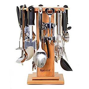 Rotensil Rotating Kitchen Utensil Organizer. Rotating Utensil Holder