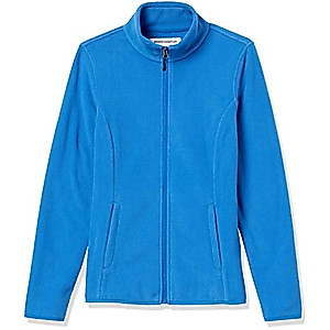 Amazon Essentials Women's Classic-Fit Full-Zip Polar Soft Fleece Jacket (Available in Plus Size), Royal Blue, Large