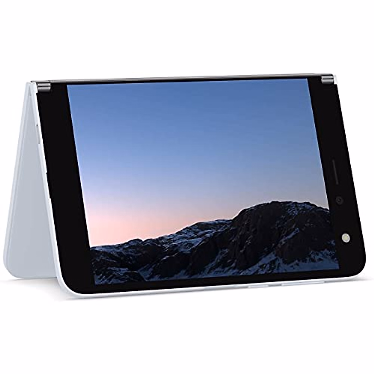 Microsoft Surface Duo 256GB AT&T Locked, Glacier TGM-00001 Bundle with Wacom KP13300D Ballpoint Pen + Deco Gear Wireless Earbuds + Tablet Stand & More