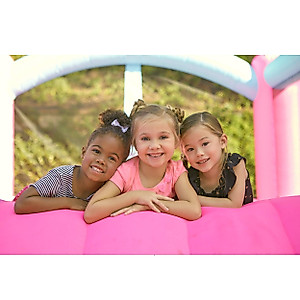 L.O.L. Surprise Jump 'n Slide Inflatable Bounce House with Blower