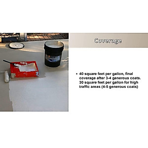 Liquid Rubber Multi-Purpose Primer - Use on Concrete and Wood, Water-Based Non-Toxic and Fast Drying, Easy to Apply, 1 Gallon