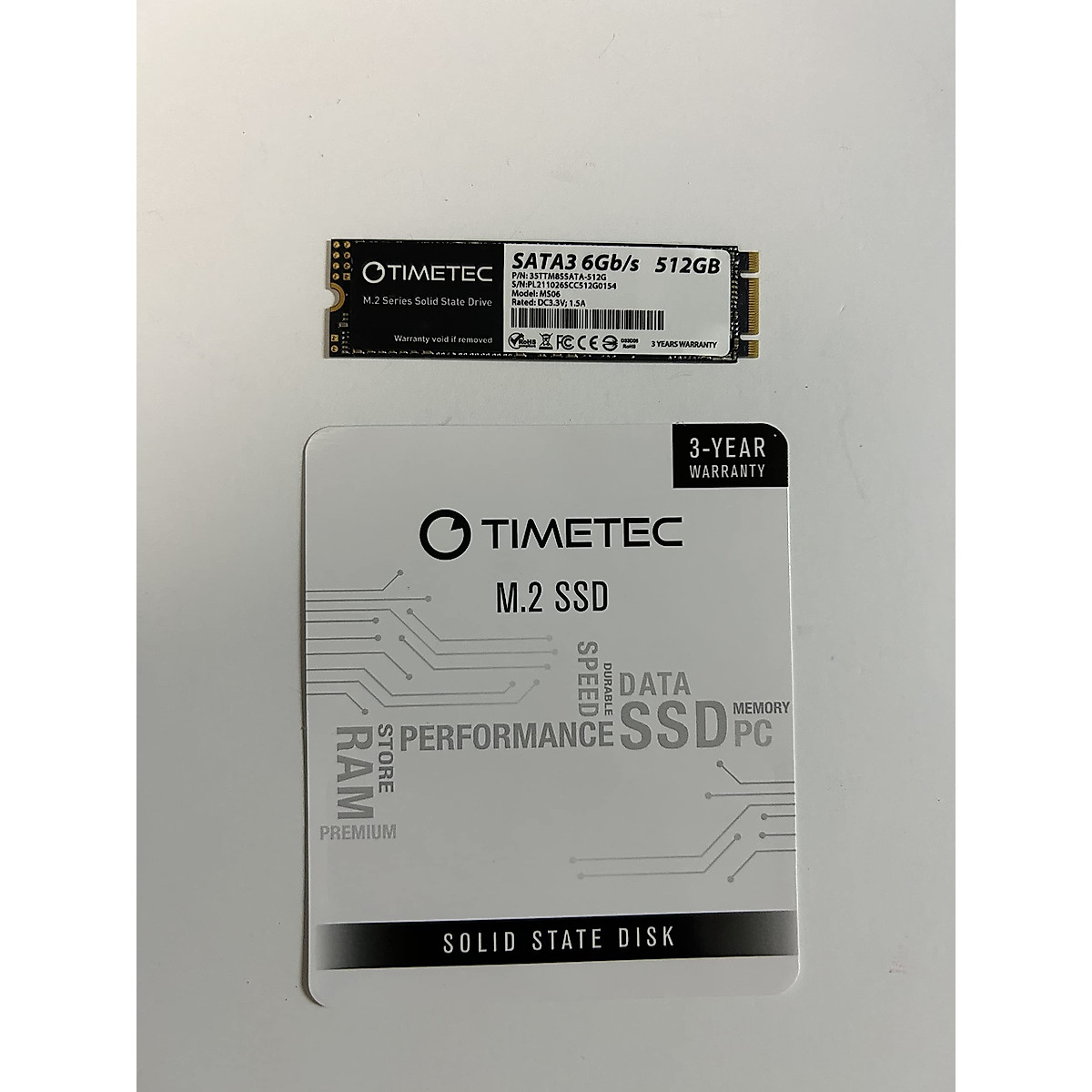 Timetec HP Enterprise Micron Flash 480GB M.2 2280 SATA 6Gb/s Internal SSD MTFDDAV480MBF(M.2 SATA 480GB)
