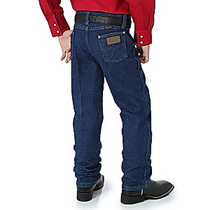 Wrangler boys 13mwz Cowboy Cut Original Fit jeans, Prewashed Indigo, 5 US