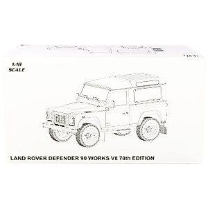 LCD MODELS 1/18 Defender 90 Works V8 70Th Edition 2018 LCD18007-Si